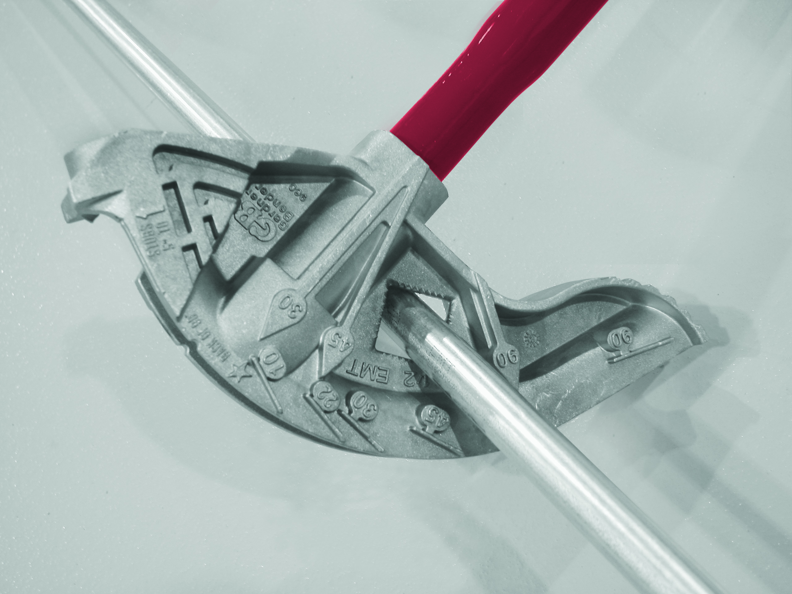 BigBen Hand Bender with Handle, 1" EMT, 3/4" Rigid IMC, Aluminum