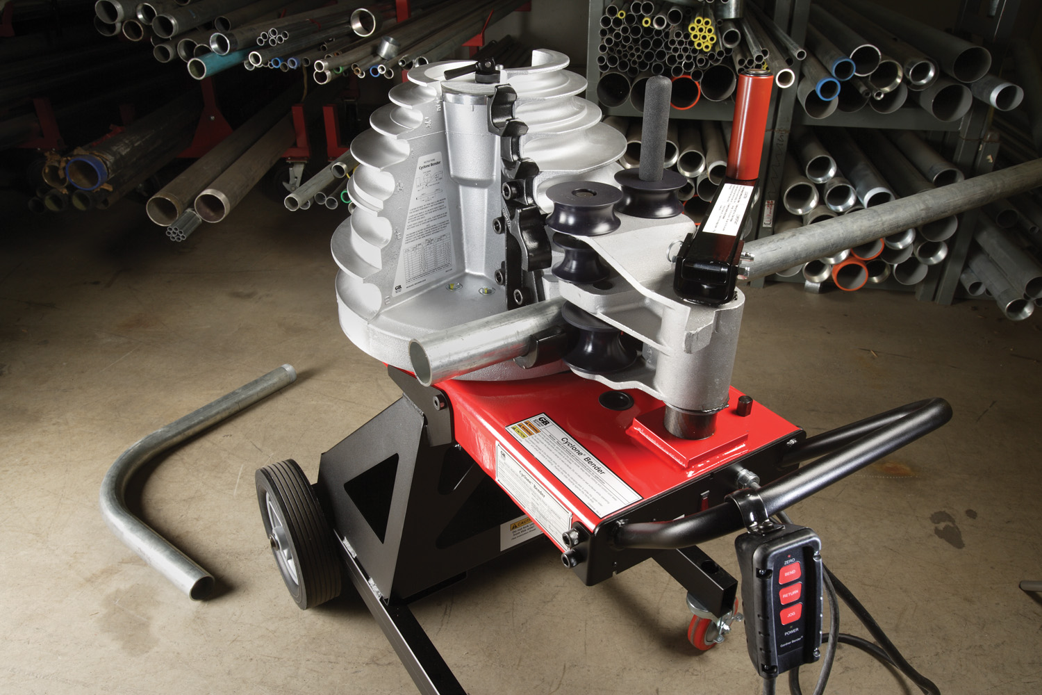 B2000 Cyclone Elec-Power Conduit Bender, 115V/15A, 1/2" to 2" Rigid ...