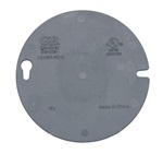 Round Electrical Box Cover Gray
