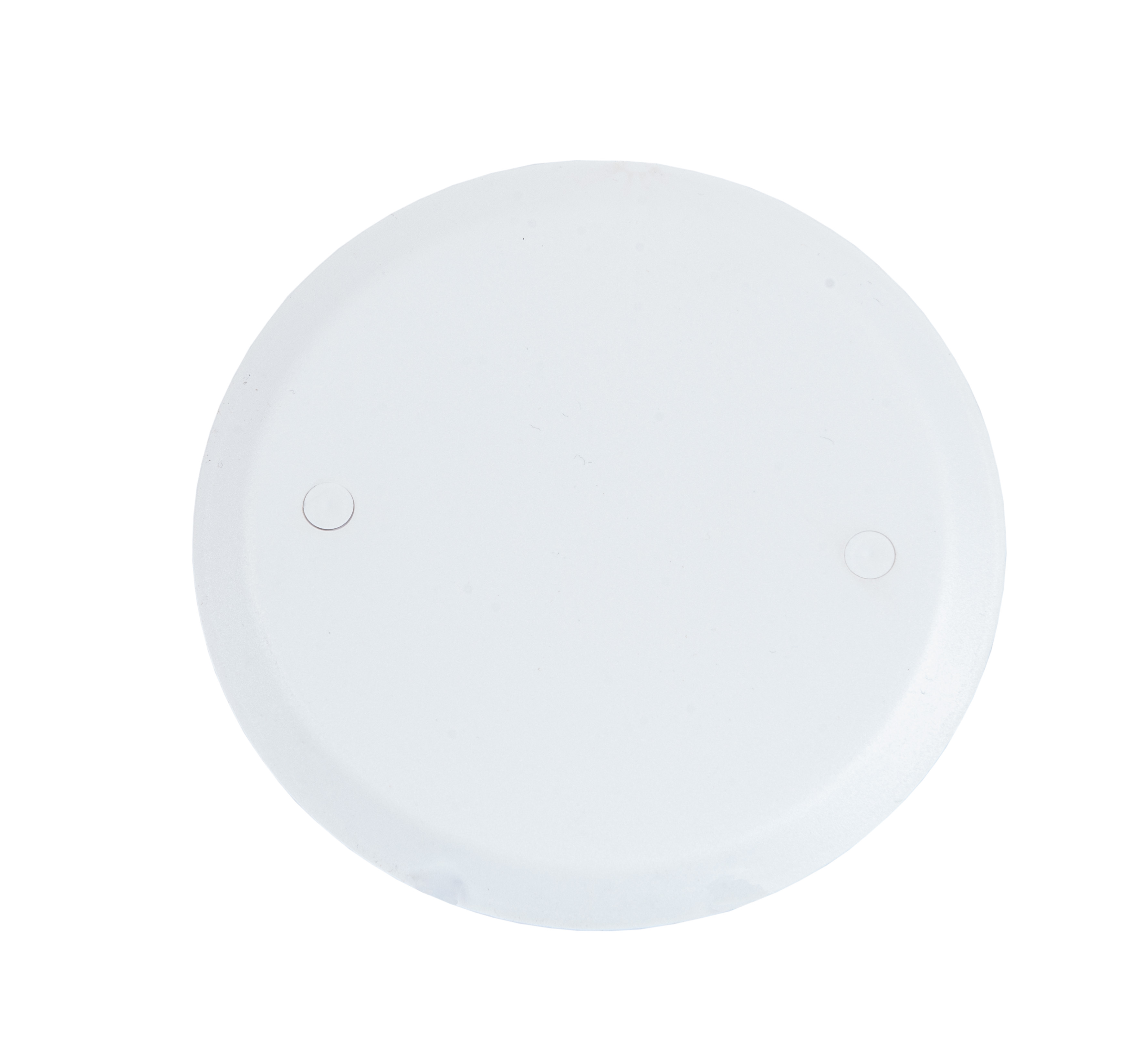Round Electrical Box Cover White