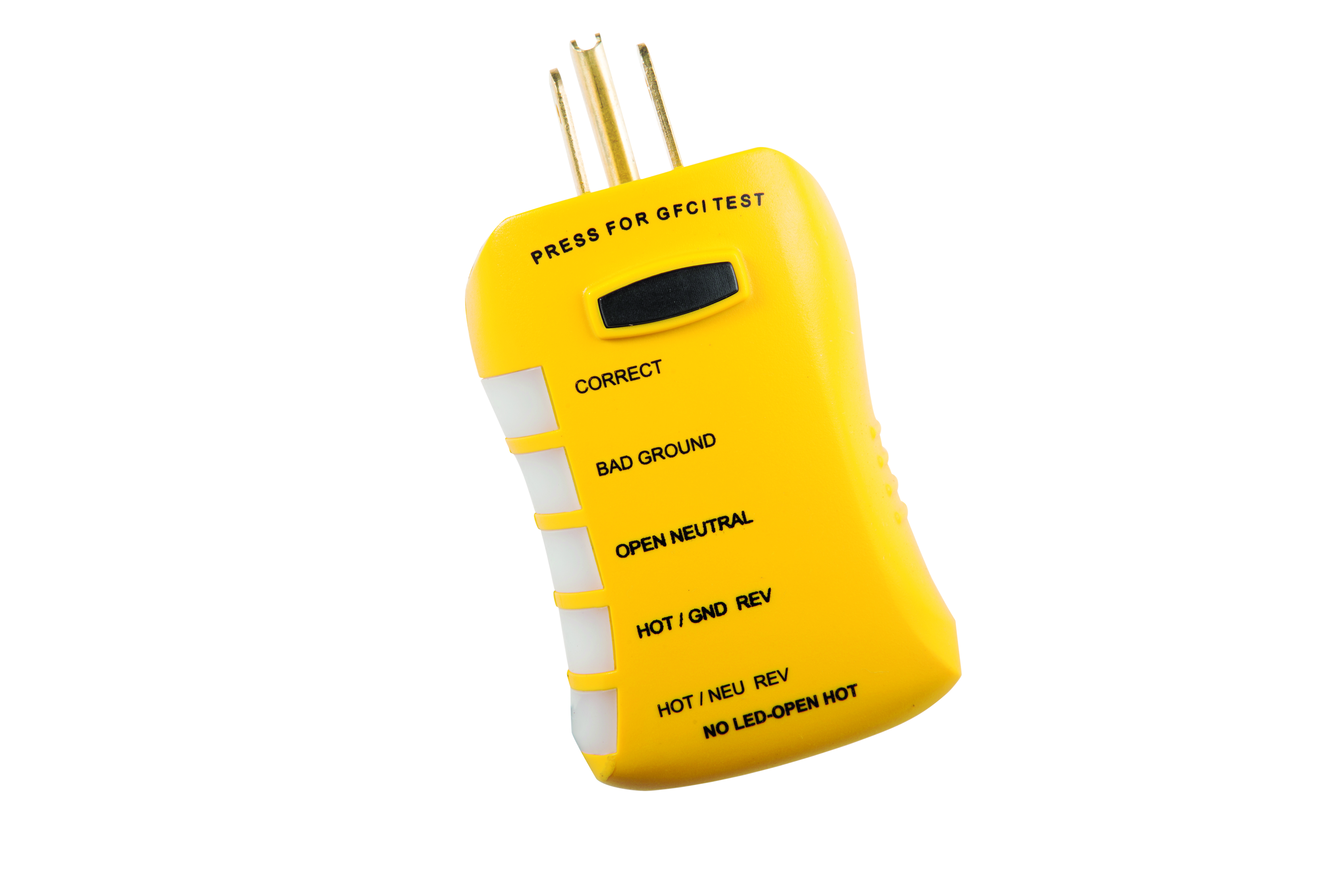 Stop Shock II GFCI Outlet Circuit Analyzer Tester, Detects Low ...