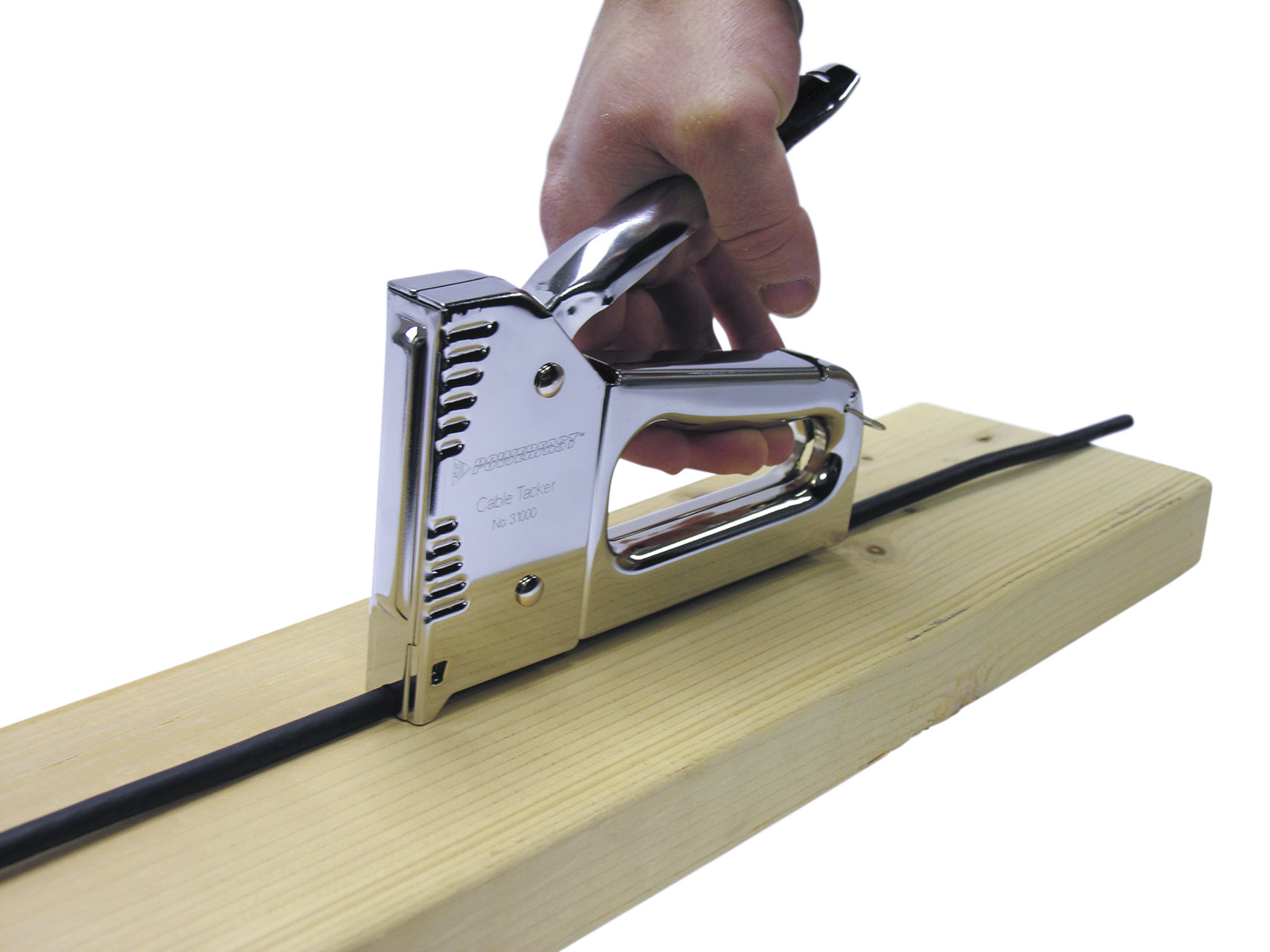 Low-Volt Wire Staple Gun, Heavy Duty, Stainless Steel, (1-Pack)