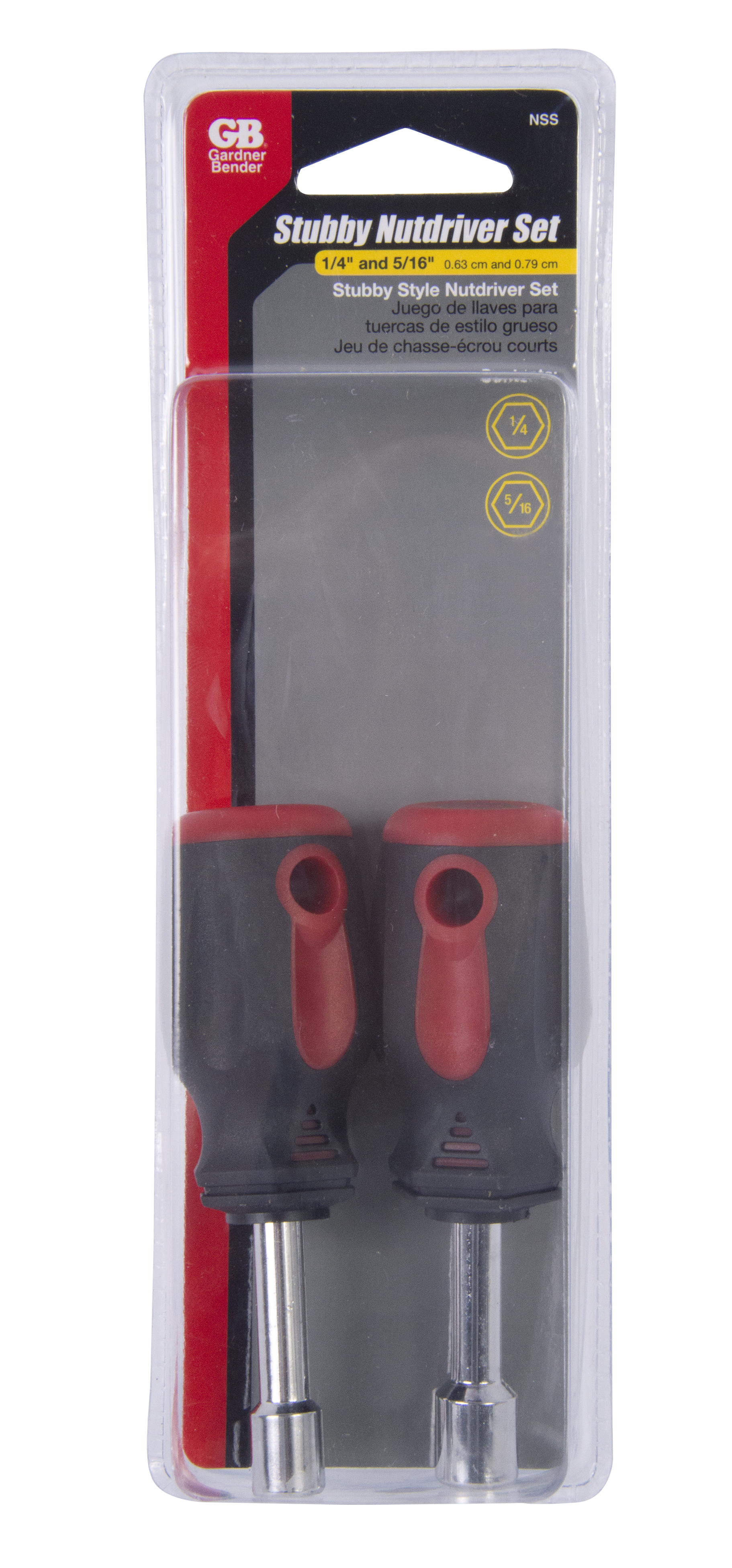 Stubby Nutdriver Set 1/4" and 5/16"