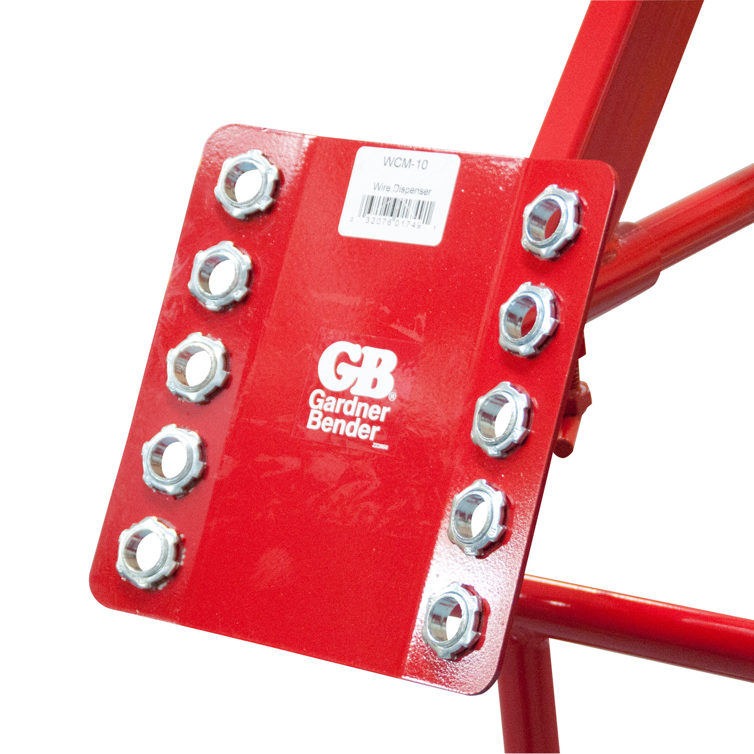 Steel Wire Dispenser, 10-Spool 2500 lb Capacity, 18" Max Spool Dia ...